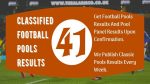 Week 41 Pool Results For Sat 12 Apr 2024 UK 2024/2025